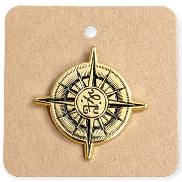 Warner Bros. | Jewelry | Harry Potter Lapel Pin Macusa Compass | Poshmark